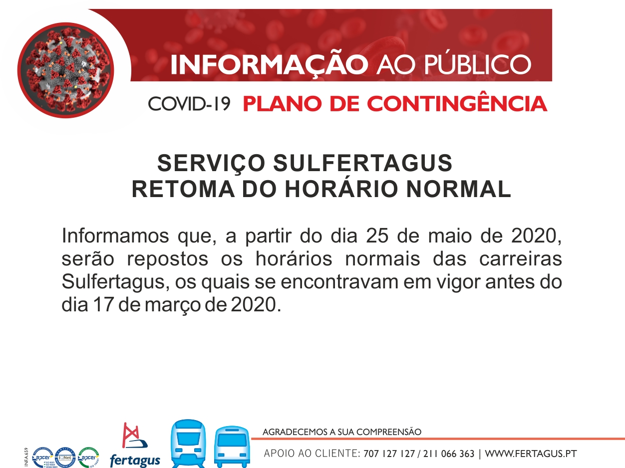 Fertagus > Fertagus (pt) > Viajar > COVID-19 > Serviço Sulfertagus ...